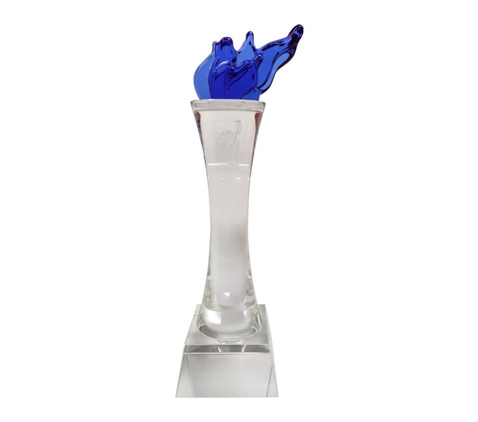 18-CT1B Torch-shaped crystal trophy – I'm 18 Trading